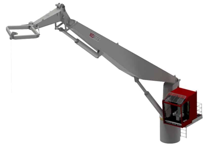 Red Rock marine cranes and davits - Wenex Equipements