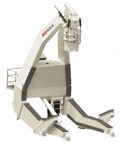 Red Rock marine cranes and davits - Wenex Equipements